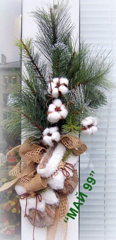 МАЙ 99 ЕООД Коледна висяща украса за вашата врата💞 коледа венец украса May99 Lovech