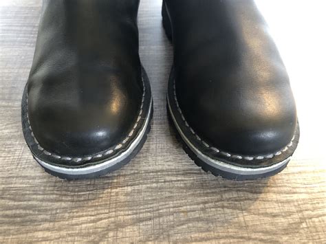 Merrell Wilderness Remix Black Leather Boot Side Zip Gem