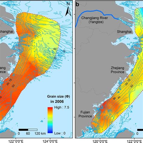 Distribution Patterns Of Surface Sediment Components From The Download Scientific Diagram