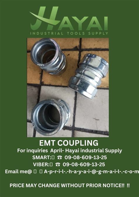 EMT Coupling Commercial Industrial Construction Building Materials On Carousell