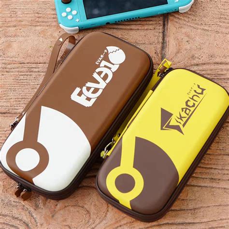 Pokemon Switch Case Cute Switch Lite Case Eevee Carrying Bag Regisbox