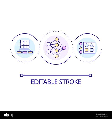 Digital Data Segregation Loop Concept Icon Stock Vector Image And Art Alamy