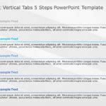 SmartArt List Vertical Tabs Steps PowerPoint Template