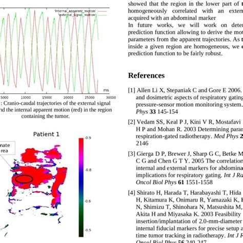 Image Of Correlation Coefficient Between The External Signal And Each