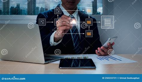 In Erp Enabled Organization The Businessman Uses A Document Management