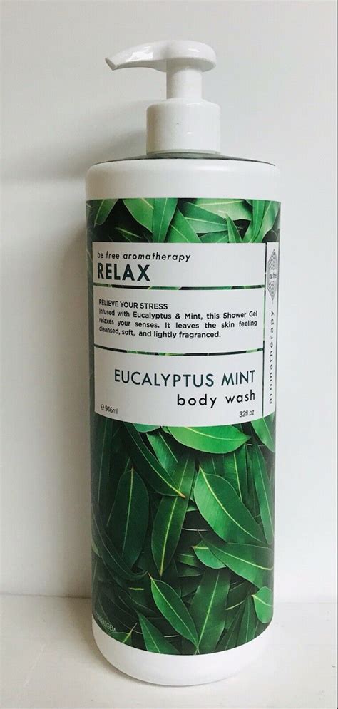 Home And Body Co Be Free Aromatherapy Relax Eucalyptus Mint Body Wash 32