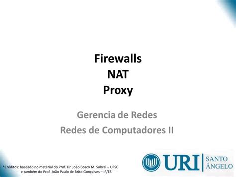 PPT Firewalls NAT Proxy PowerPoint Presentation Free Download ID 1946449