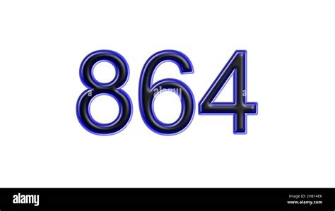 3d Number 864 Hi Res Stock Photography And Images Alamy