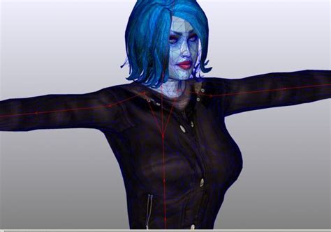 Bad Betty Rigged For Animation Free 3d Model Fbx Free3d