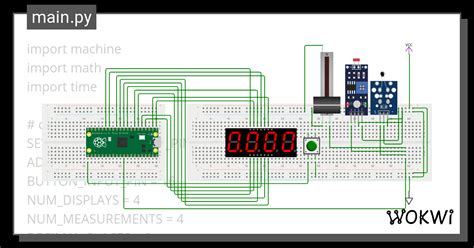 Embedded Voltmeter Wokwi Esp32 Stm32 Arduino Simulator