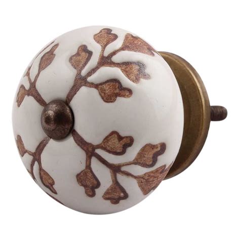 Exterior Door Flower Designed Ceramic Knobs At ₹ 15piece In Khurja Id 21688218662