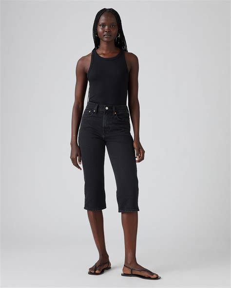 Wedgie Capri Jeans Black Levis® Gb