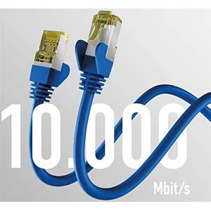 EFB EC020200095 Patchkabel Cat 6a S FTP PiMF 5 M Blau Bei