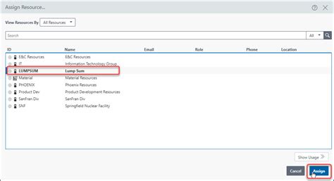 Lump Sum Cost Loading In P6 Eppm Ten Six