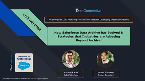 Webinar How Salesforce Data Archive Has Evolved And Strategies That