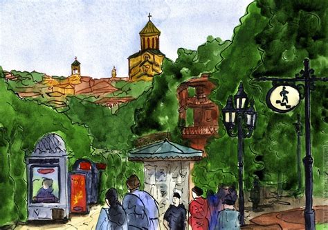 უცხოელის თვალით დანახული თანამედროვე საქართველო ნახატებში თბილისი და