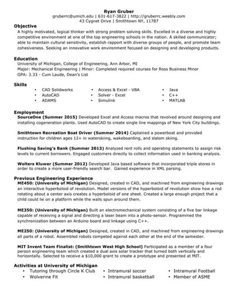 Ryan Gruber Resume Pdf