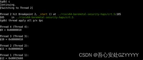 单gdb调试risc v cpu 多核时，continue 命令行为解析 riscv single step csdn博客