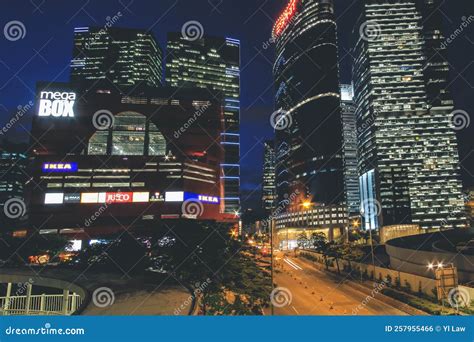 This Commercial Area Consists Of Large Shopping Mall 15 June 2011