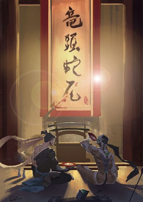 Hanzo Shimada Genji Shimada Overwatch Overwatch Wallpapers