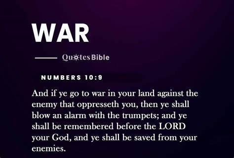 War Verses From The Bible — Strength And Courage Unveiling The