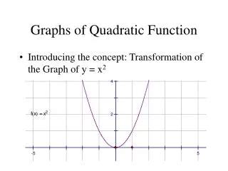 PPT Determining The Key Features Of Function Graphs PowerPoint