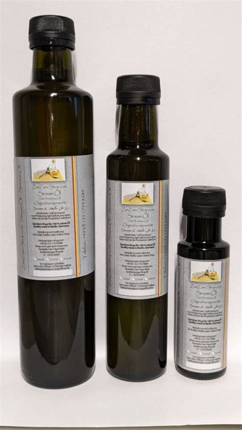 Sesam Öl | Sesame oil 500ml in Top-Qualität - ZamZam Shop