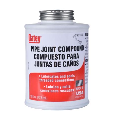 Buy Oatey 31235 16 Floz Gray Pipe Joint Compound Pack Of 24 Pcs