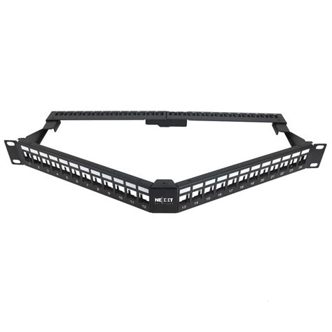 Aw192nxt12 Nexxt Patch Panel Modular Angular 24 Puertos 1u Onprotec