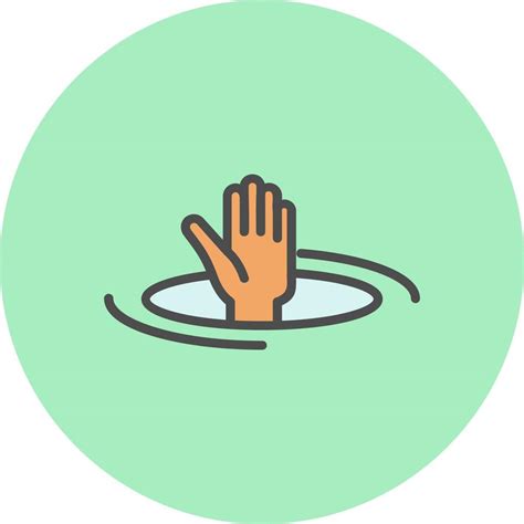 Drowning Vector Icon 16468965 Vector Art At Vecteezy