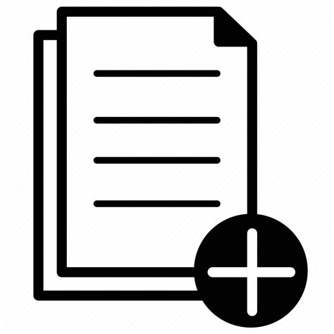 Add Document Documents File Line Page Paper Icon Download On Iconfinder