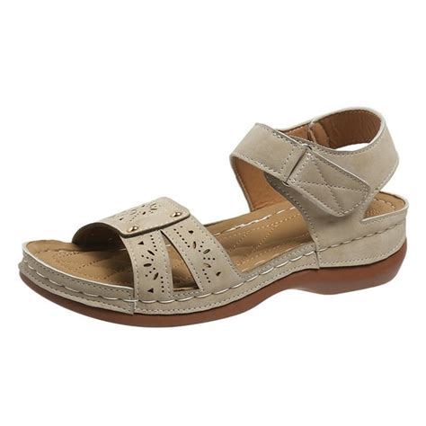 Hvyesh Orthopedic Sandals For Women With Arch Support 2024 Ankle Strap