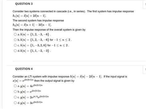 Solved Consider Two Systems Connected In Cascade I E In Chegg