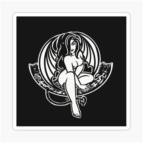 Succubus Sticker By Odizi Redbubble