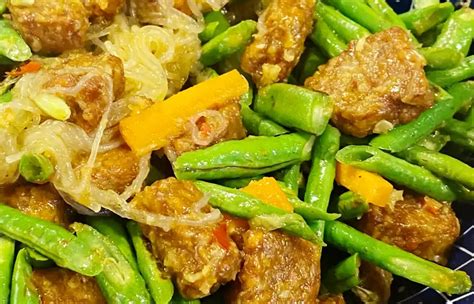 Resipi Sayur Kacang Panjang Goreng Dengan Tempe Dan Suhun Coffee