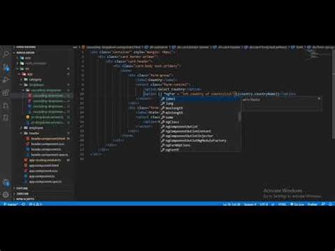 Part Cascading Drop Down In Angular YouTube