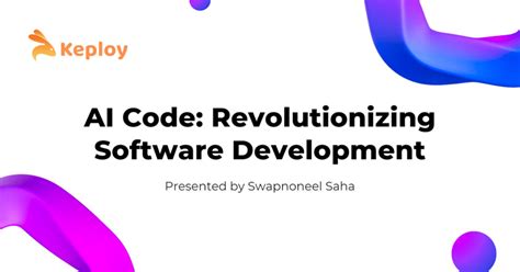 Ai Powered Code Generation Revolutionizing Development Dev Community