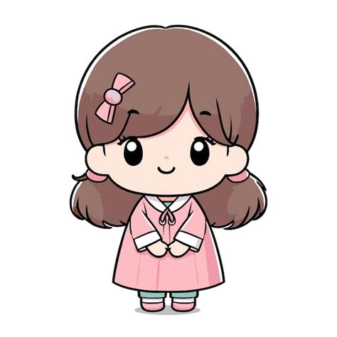 무료로 다운로드 가능한 귀여운여자아이 벡터 And 일러스트 Freepik