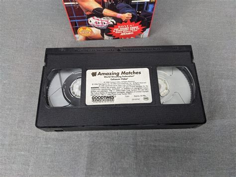 WWF Most Amazing Matches WWE Wrestling VHS 1996 Coliseum Bret Hart