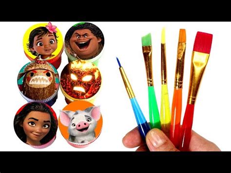 Moana Drawing And Painting How To Draw Characters From Moana Videos