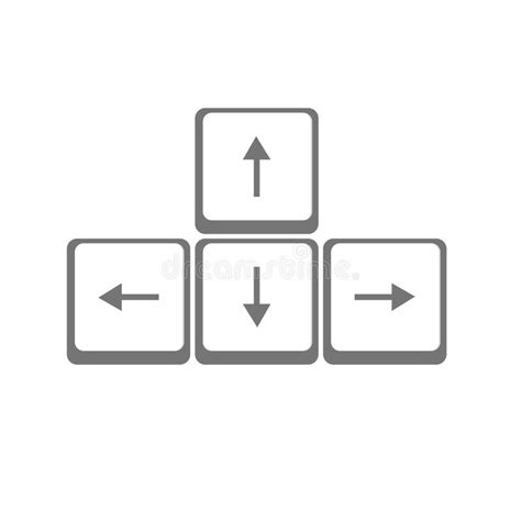 Vector Arrows Buttons Keyboard Stock Vector Illustration Of Gradient