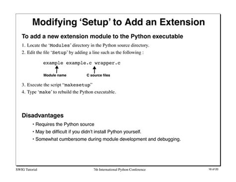 interfacing c c and python with swig ppt
