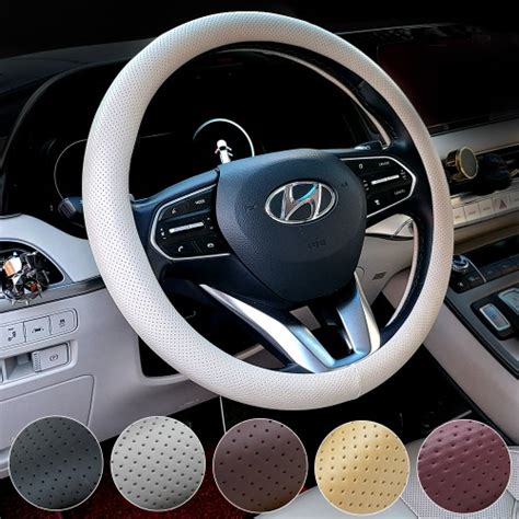 오토모듬 차덕후 가죽 타공 자동차 사계절 핸들커버 아반떼 그랜저 쏘나타 투싼 팰리세이드 싼타페 쏘렌토 카니발 니로 K5 K7 K8 G80 Gv80 모닝 레이 렉스턴 트랙스