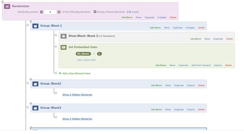 randomization blocks but keep one block in fixed order xm community