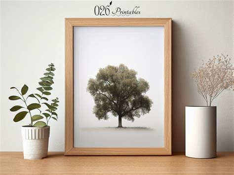 Oak Tree Printable Wall Art Oak Tree Print Nursery Art Painting