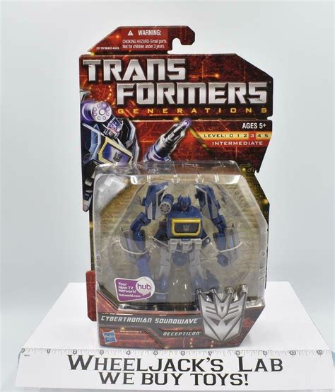 Cybertronian Soundwave Deluxe Generations Transformers Hasbro 2010 Mosc Wheeljacks Lab