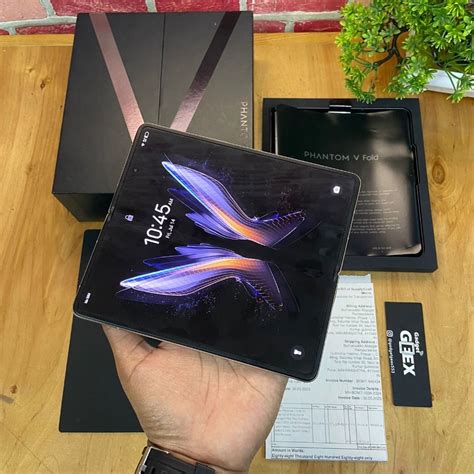 Techno Phantom V Fold 5g 12 256gb White Like New Pajak Resmi Bea Cukai