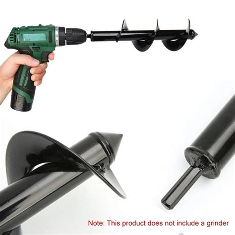 Auger Drill Bit Garden Auger Spiral Bit Flower Planting Hole Digger