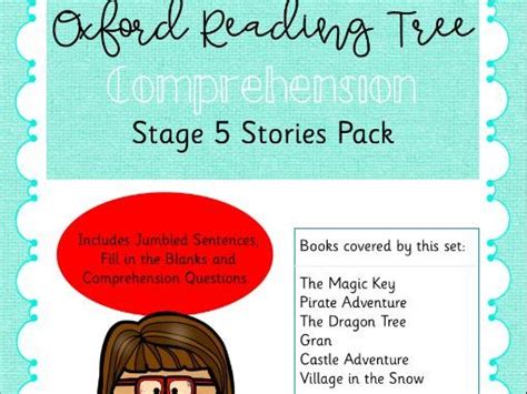ORT Oxford Reading Tree Stage 5 Comprehension Pack Teaching Resources