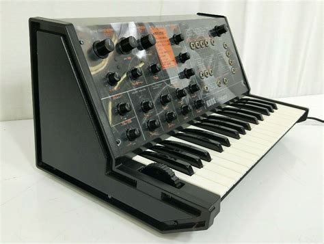 Matrixsynth Korg Ms 10 Synthesizer W Original Gig Bag And Plastic Panel Overlay Sn 139532